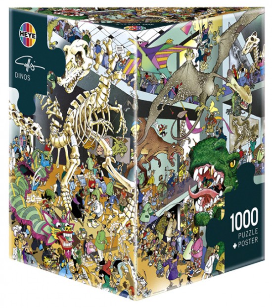 Heye Puzzle 1000 db - Dinos, Calligaro