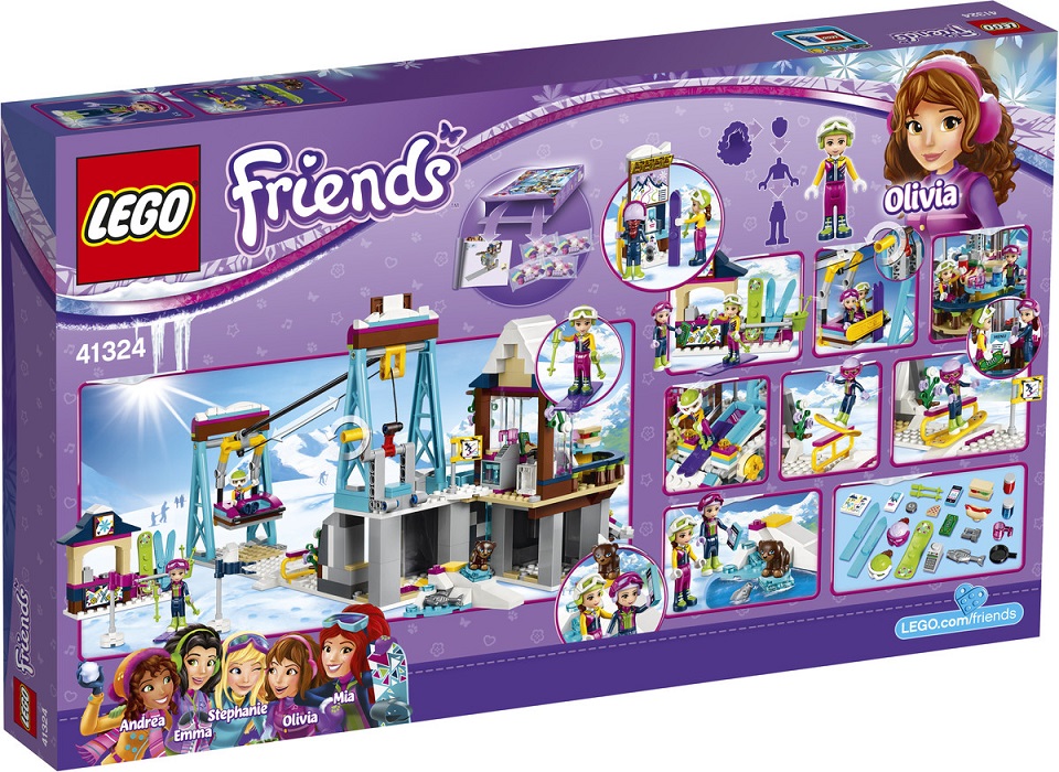 LEGO Friends 41324 Sífelvonó a havas üdülőhelyen