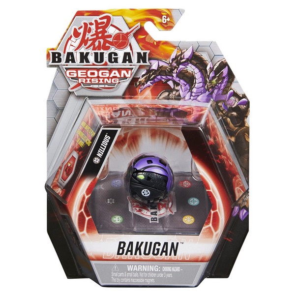 Bakugan S3 Alap labda Nillious fekete-lila