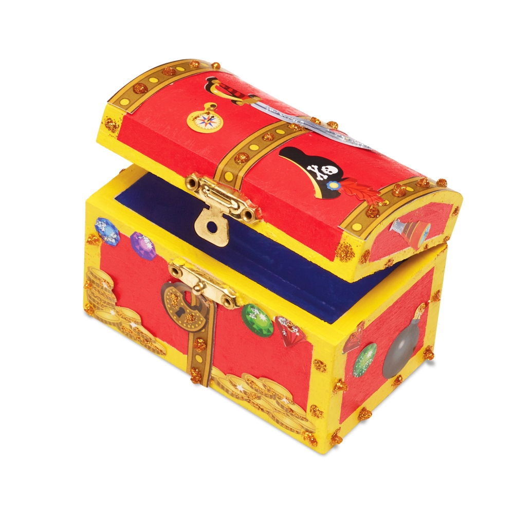 Melissa & Doug Fa Doboz Díszítés Kincsesláda