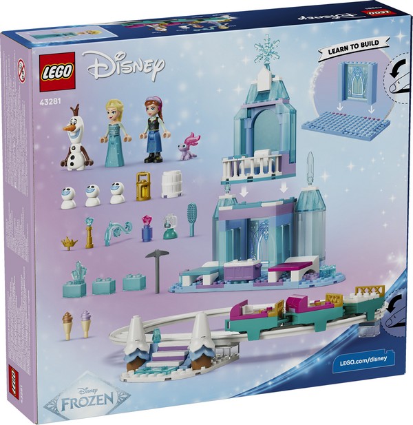 LEGO Disney Princess 43281 Elsa Jégkastélya És Szánkós Kalandjai