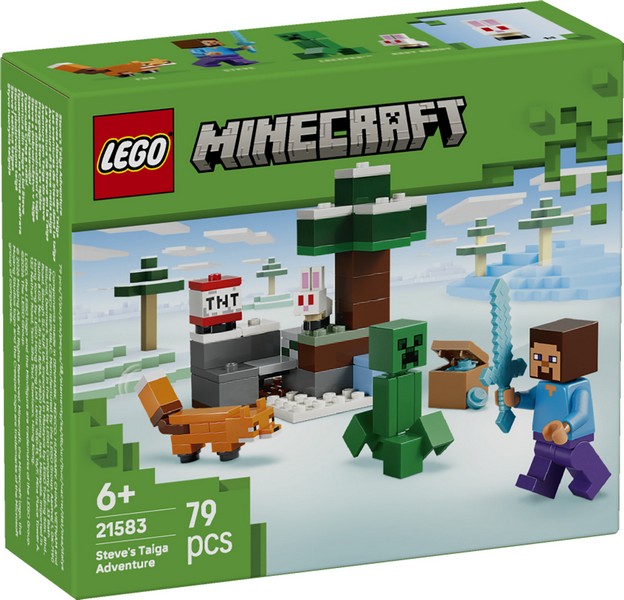 LEGO Minecraft 21583 Steve Tajgai Kalandjai