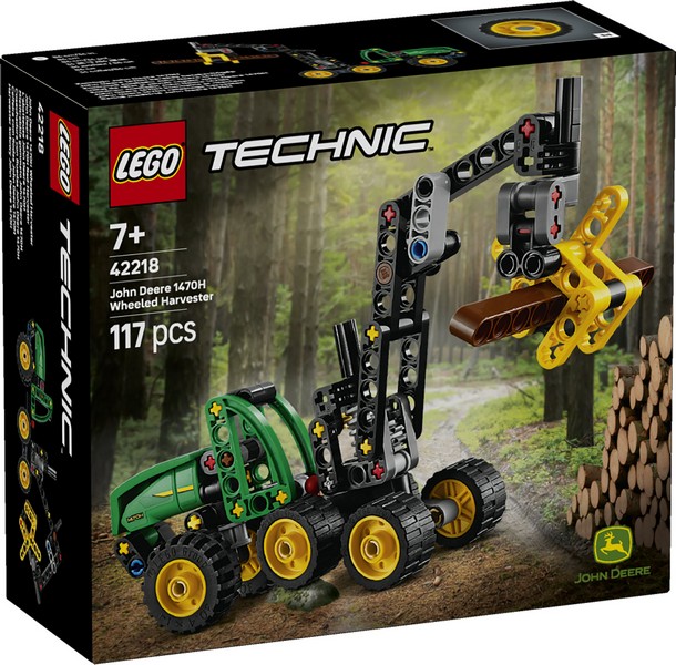 LEGO Technic 42218 John Deere 1470H Kerekes Betakarítógép
