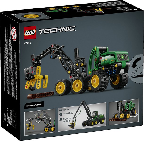 LEGO Technic 42218 John Deere 1470H Kerekes Betakarítógép