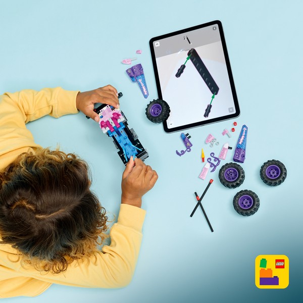 LEGO Technic 42220 Monster Jam™ Sparkle Smash™ - Hátrahúzhatós