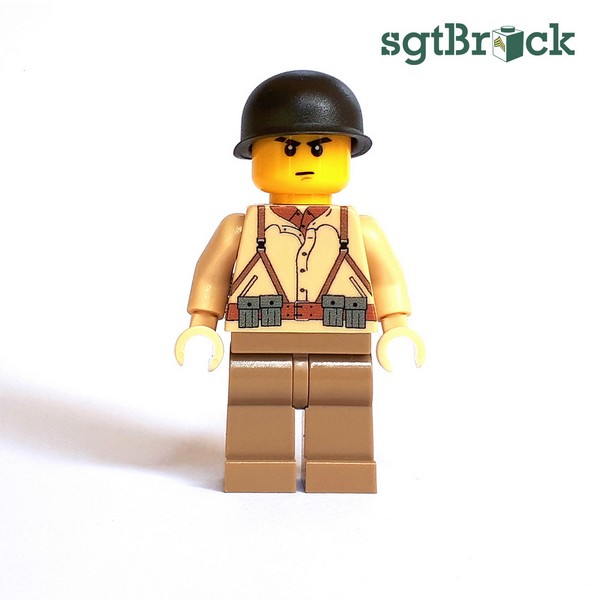 LEGO Minifigura sgtBrick US Ejtőernyős